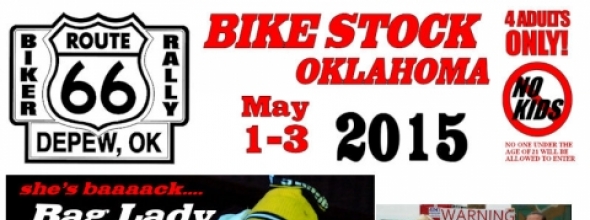 Route 66 Biker Rally "BikeStock Oklahoma" in USA